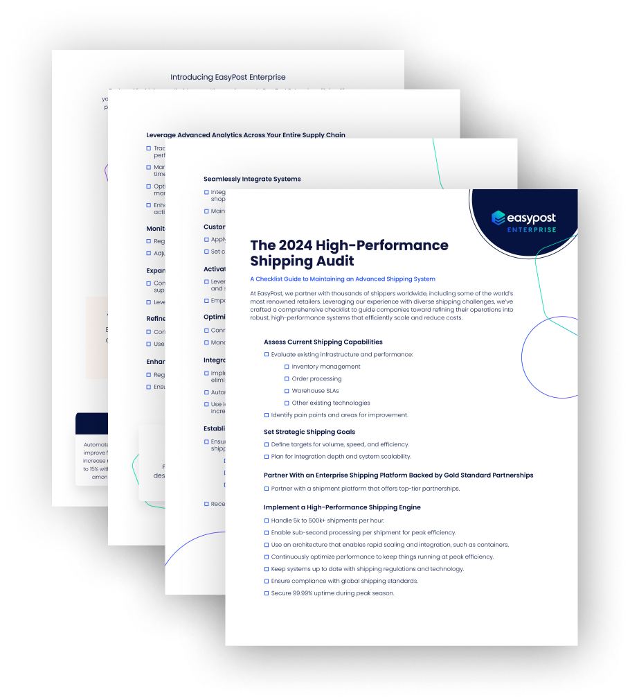 EasyPost | High-Performance Shipping Audit